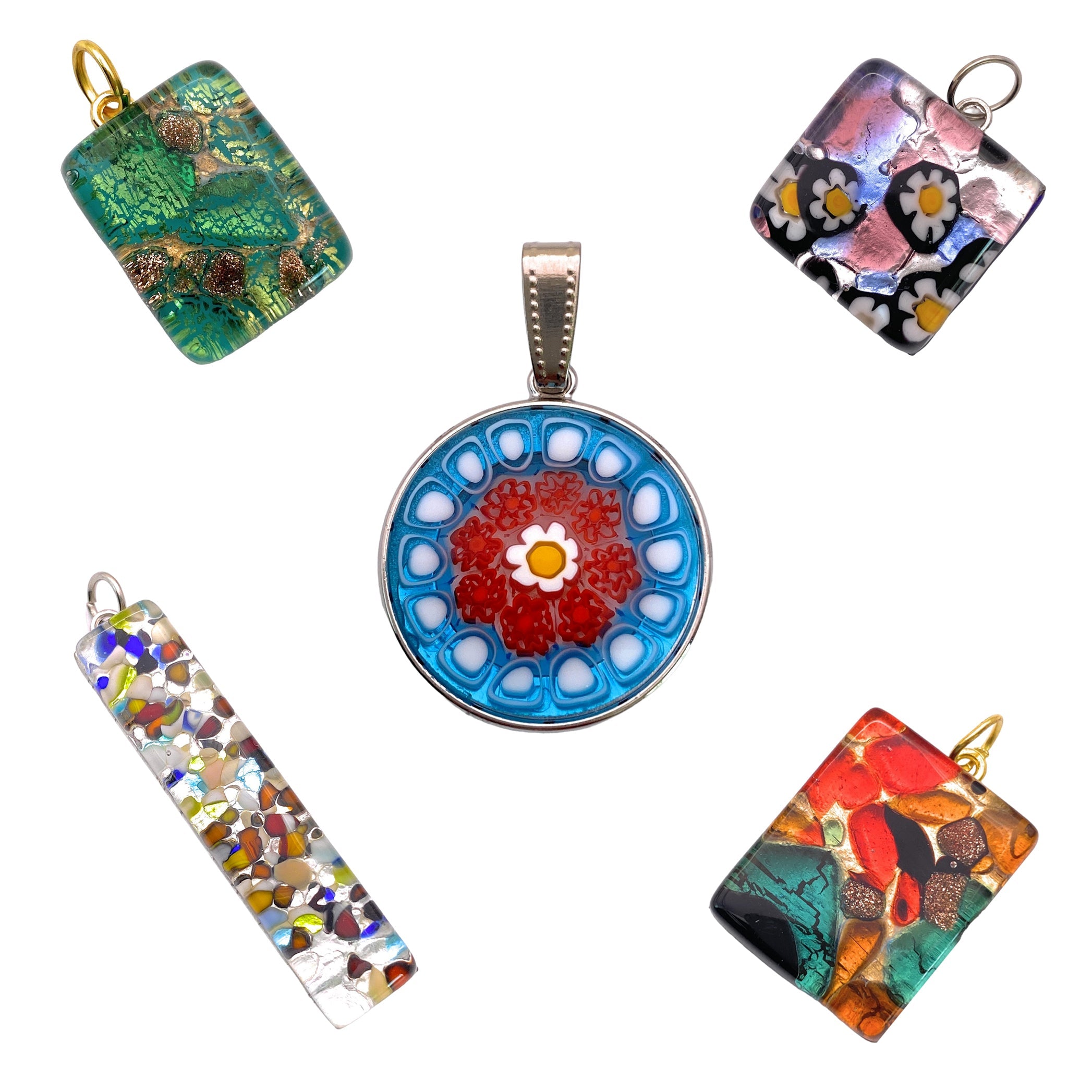 Handcrafted Italian Glass Pendants | Venetian Murano Jewelry – Calon ...